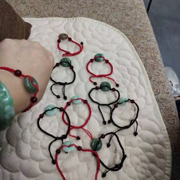 Jewelry | Safety Button Burmese Jadeite Bracket | Poshmark